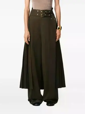 AMI Paris Pleated Midi Skirt