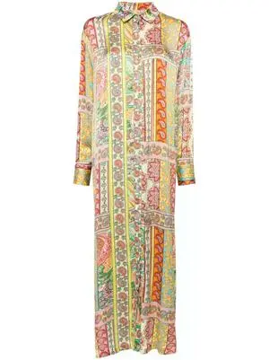 BAMBAH Button Down Maxi Dress - Yellow