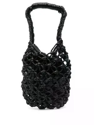 Comme Des Garçons Openwork Tote Bag - Black