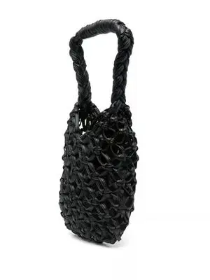 Comme Des Garçons Openwork Tote Bag - Black