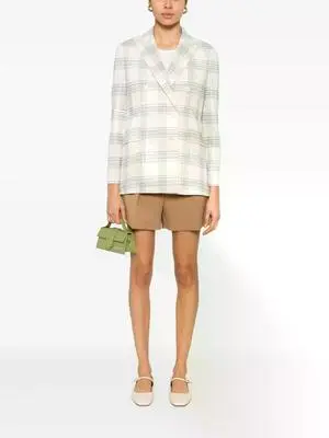 CIRCOLO 1901 Checked Blazer - Neutrals