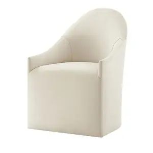 THEODORE ALEXANDER Kesden Upholstered Dining Chair - Cream
