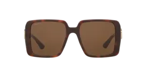 Gucci Gg1692s Rectangle Sunglasses - Tortoise
