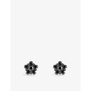 THOMAS SABO Flower-shape Stud Earrings - Black