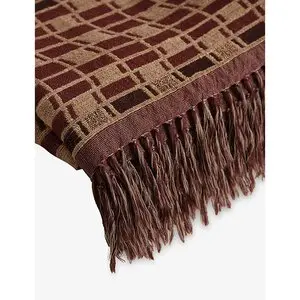 SOHO HOME Erin Silk And Wool Throw 130cm X 170cm