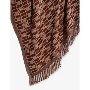 SOHO HOME Erin Silk And Wool Throw 130cm X 170cm