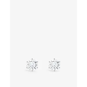 THOMAS SABO 925 Sterling Silver And Cubic Zirconia Stud Earrings - White