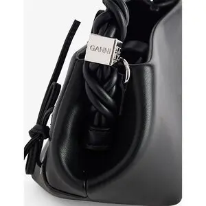GANNI Bou Mini Eyelet Leather Top-handle Bag
