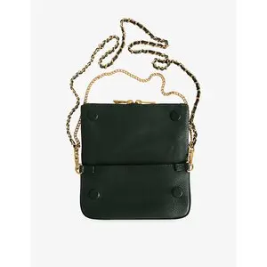 Zadig&Voltaire Rock Nano Leather Clutch Bag - Emerald