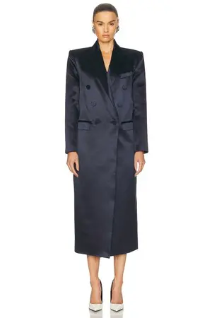 Alex Perry Oversized Duchess Satin Coat