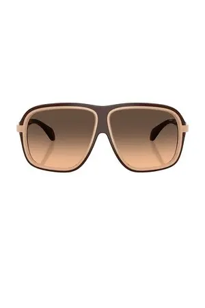 Moncler Two Tone Sunglasses - Shiny Brown