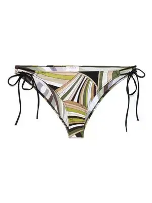 Emilio Pucci Marmo-print Bikini Bottom - Green