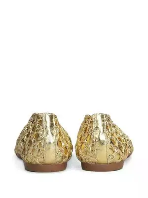 CARMENS Maya Plait Ballet Flats - Gold