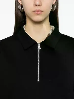 Sacai Half Zip-up Polo Shirt