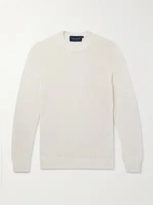 Thom Sweeney Silk Sweater - Neutrals