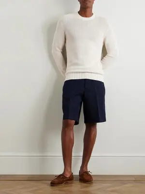 Thom Sweeney Silk Sweater - Neutrals