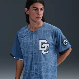 Nike Washington Nationals City Connect Mlb Limited Jersey - Grey