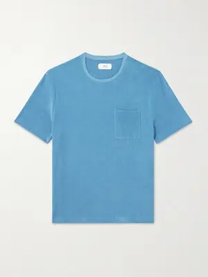 Mr P. Organic Cotton-terry T-shirt - Blue