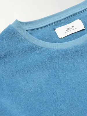 Mr P. Organic Cotton-terry T-shirt - Blue