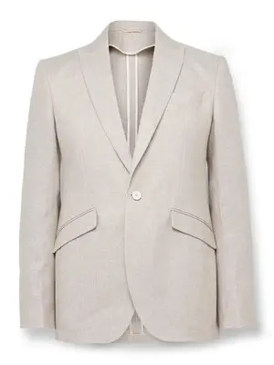 FAVOURBROOK Ebury Slim-fit Linen Suit Jacket - Neutrals