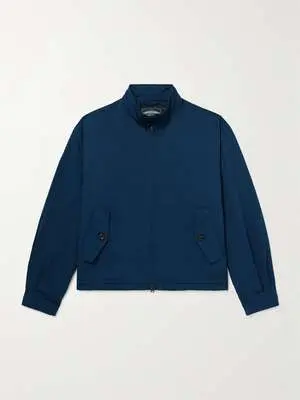 FRIZMWORKS Buddy Cropped Harrington Jacket - Navy