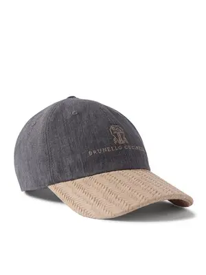 Brunello Cucinelli Curved Hats For Men