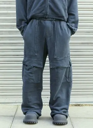 GREG ROSS Cargo Sweatpants - Grey