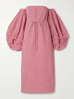 Rosie Assoulin Balloon Sleeve Day Dresses