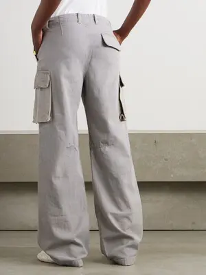Our Legacy Peak Cotton And Hemp-blend Canvas Cargo Pants - Gray