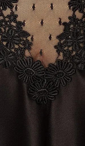 Flora Nikrooz Showstopper Lace Chemise - Black