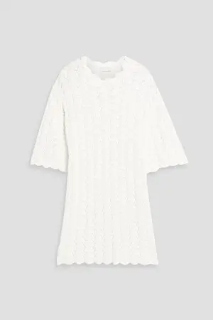 Loulou De Saison Loulou Studio Doni Crocheted Mini Dress
