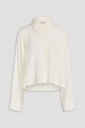 ALEX MILL Gemma Cropped Shirt - Ivory