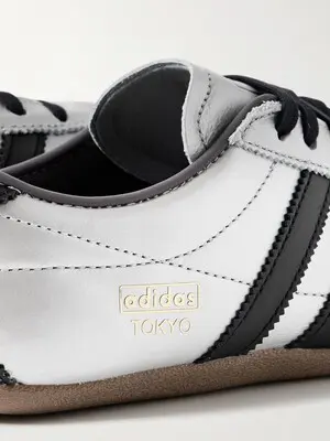 ADIDAS ORIGINALS Tokyo Metallic Leather Sneakers - Silver