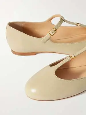 Chloé Marcie Embellished Leather Ballet Flats
