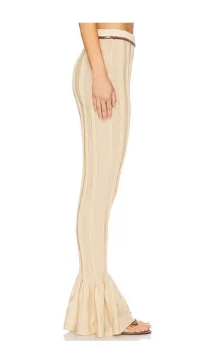 ISA BOULDER Pleated Flare Pants