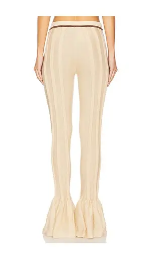 ISA BOULDER Pleated Flare Pants