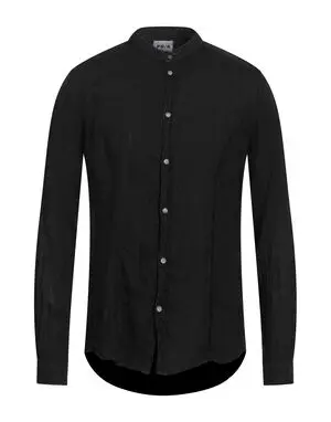 BERNA Shirt Size Linen - Black