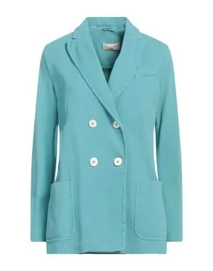 CIRCOLO 1901 Single-breasted Piqué Blazer - Blue