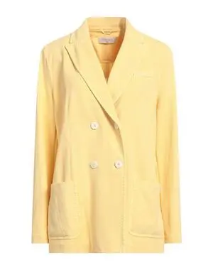 CIRCOLO 1901 Single-breasted Piqué Blazer - Yellow