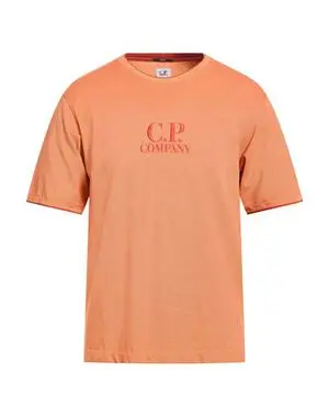 C.P. COMPANY C. P. Company T-shirt Size Cotton, Polyamide - Orange