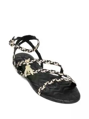 Patrizia Pepe Braided Strap Flat Sandals