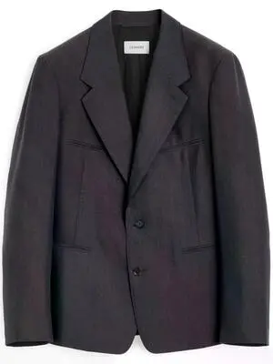 LEMAIRE Mélange-twill Single-breasted Blazer - Grey