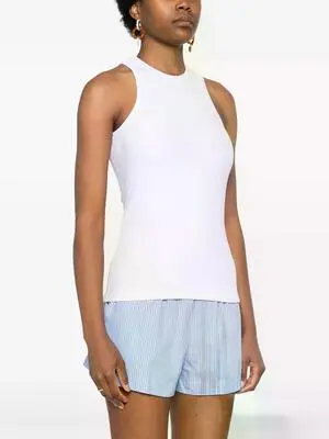 MODES Ribbed Tank Top - White