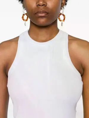 MODES Ribbed Tank Top - White