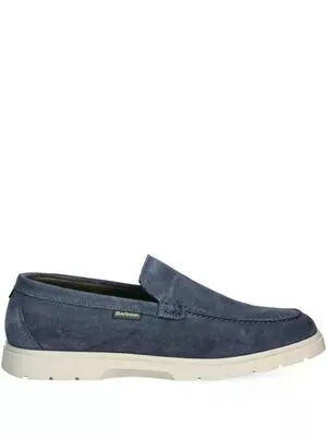 Barbour Carty Suede Loafers - Blue