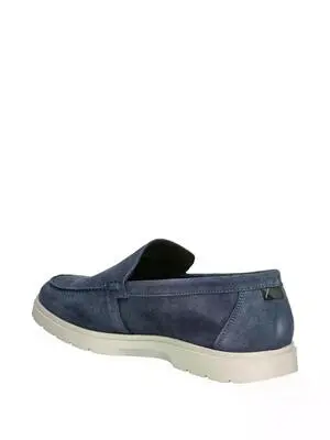 Barbour Carty Suede Loafers - Blue