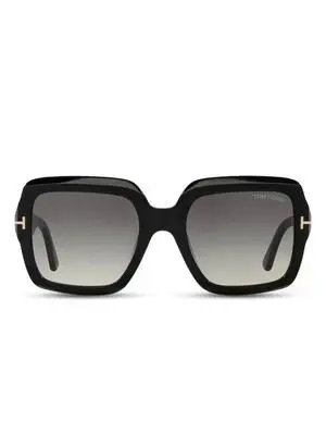 TOM FORD TOM FORD Eyewear Kaya Oversized Square Sunglasses Black