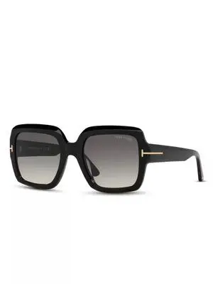 TOM FORD Kaya Oversized Square Sunglasses - Black