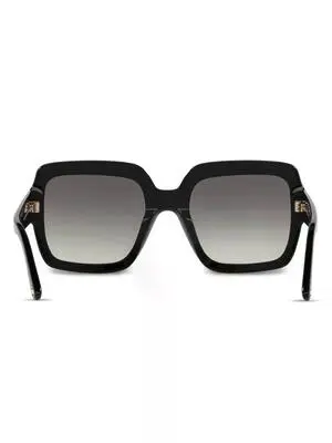 TOM FORD Kaya Oversized Square Sunglasses - Black