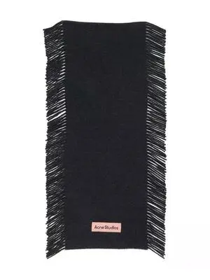 Acne Studios Mélange Scarf - Black